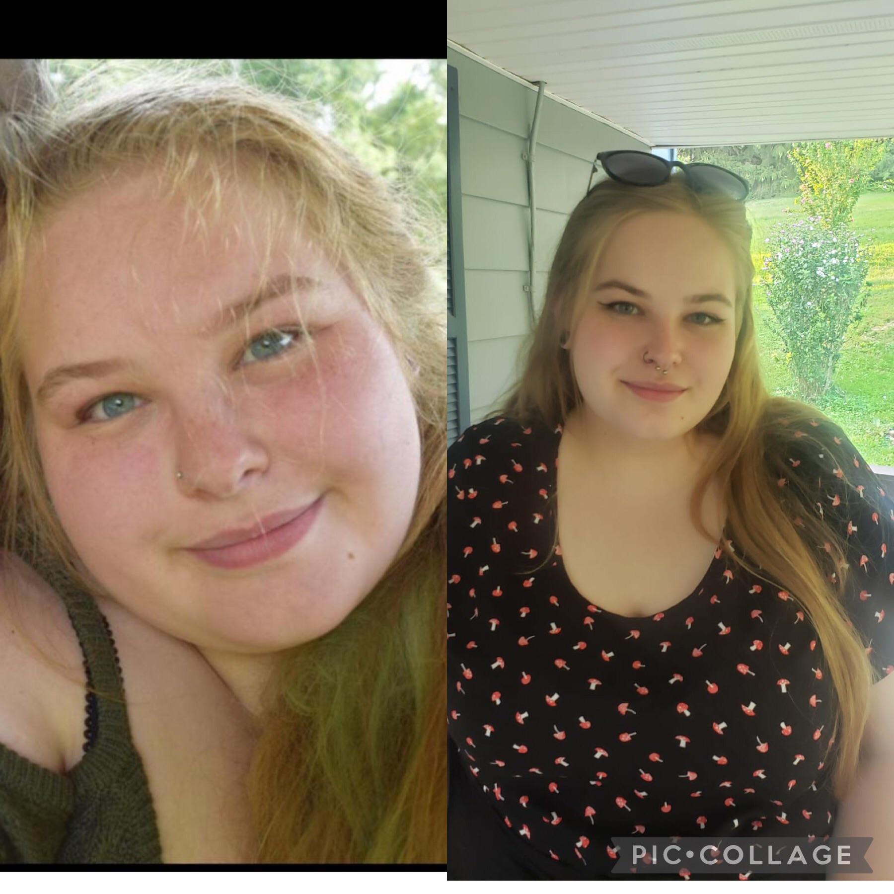 3 Photos of a 5 foot 4 127 lbs Female Weight Snapshot