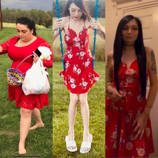 5 Foot 3 Female 170 Lbs Weight Loss Before And After 280 Lbs To 110 Lbs