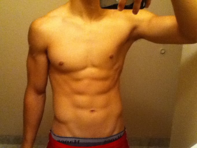 Before And After 16 Lbs Weight Gain 5 Foot 6 Male 118 Lbs To 134 Lbs
