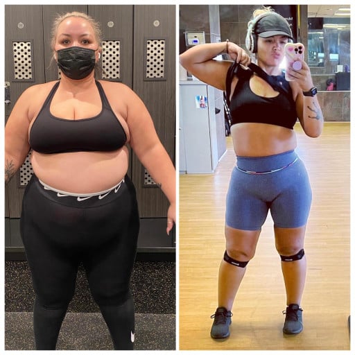 5 Foot 2 Female 105 Lbs Fat Loss Before And After 298 Lbs To 193 Lbs 5 Foot 2 Female 105 Lbs Fat Loss Before And After 298 Lbs To 193 Lbs